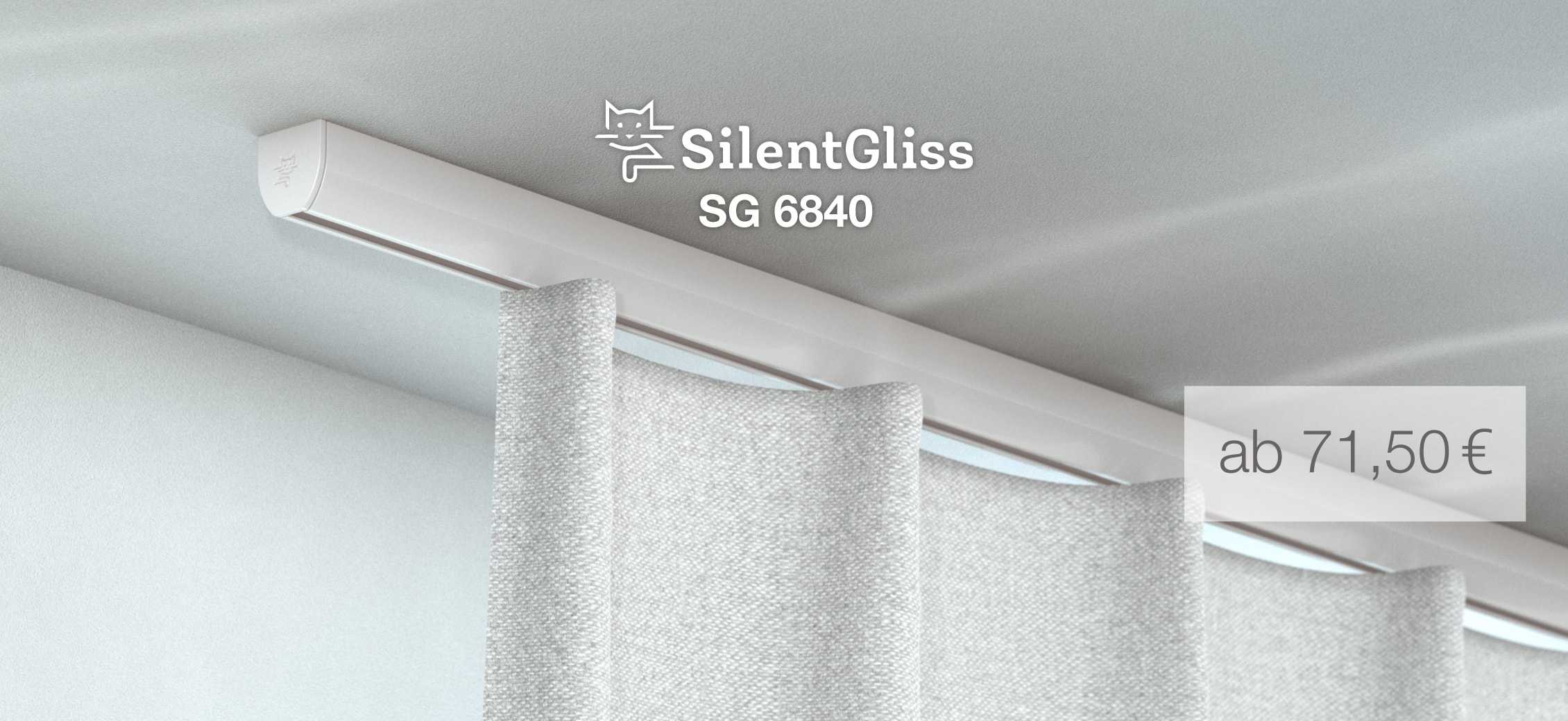 Erstaunlich Silent Gliss Vorhangschiene Bild